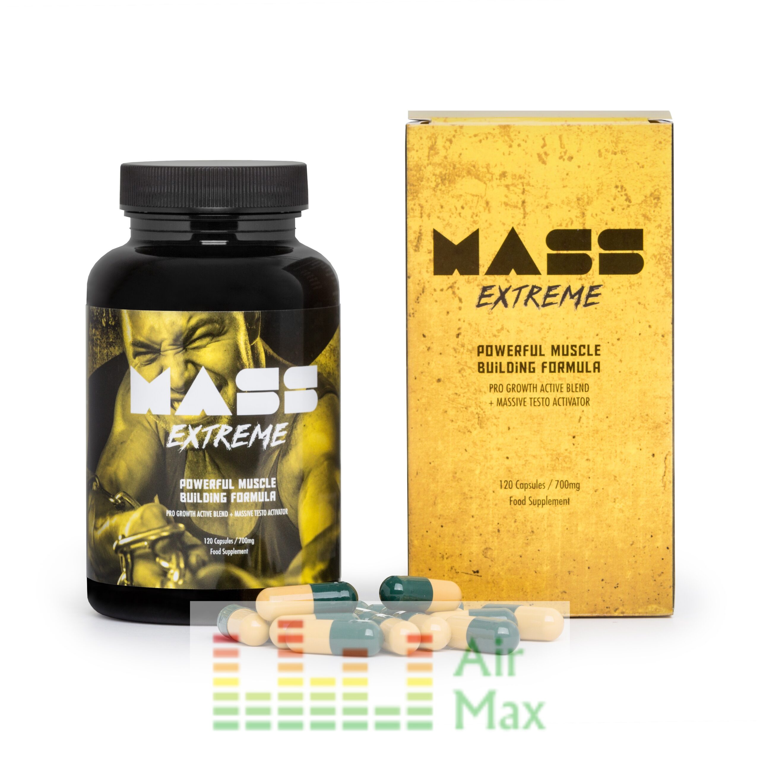 Mass Extreme - tabletki na przyrost masy mięśniowej - AiR MaX